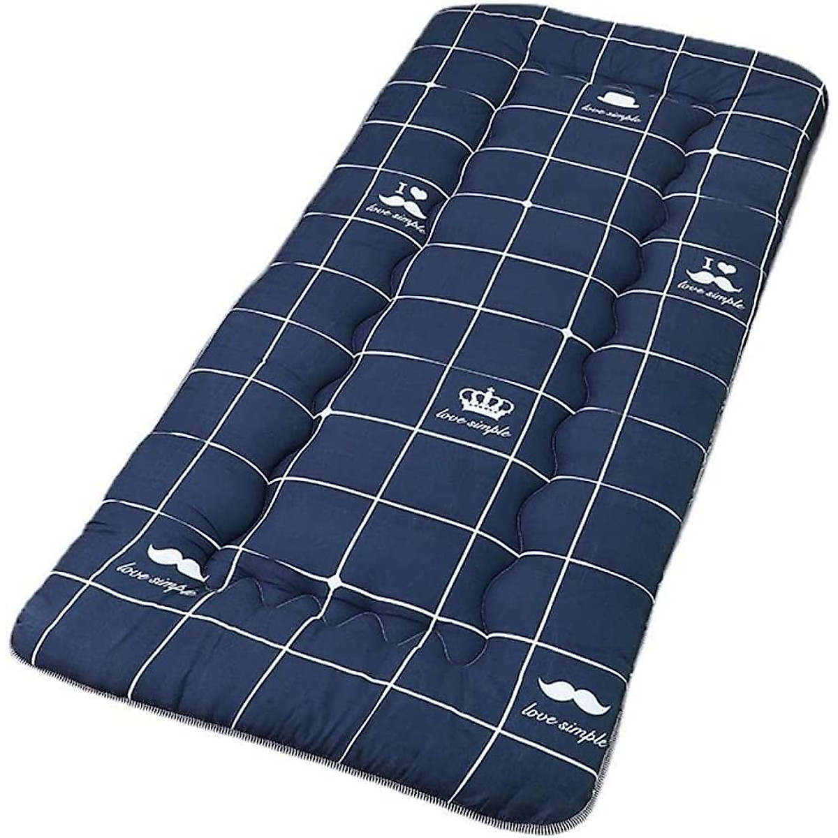 DKULMN Folding Mattress, Mattress Thicken Sleeping Mattress for Floor Folding Mattress, 3cm Thick Sleeping Mattress for Floor, Non-Slip Bottom Camping Mattress Guest Bed,70x170cm