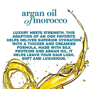 OGX Extra Strength Hydrate & Repair + Argan Oil of Morocco Shampoo & Conditioner Set, 13 Fl Oz (Pack of 2)