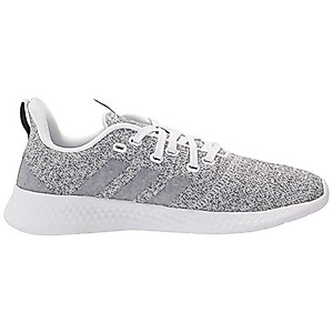 adidas Women's Puremotion Running Shoe, White/Black, 9
