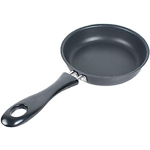FveBzem Nonstick Frying Pan Round Egg Pan One Egg Fry Pan Egg Pancake Maker Omelet Mini Dishwasher Safe Cookware Small Egg Skillet, PFOA Free, 4.72 Inch(12cm)