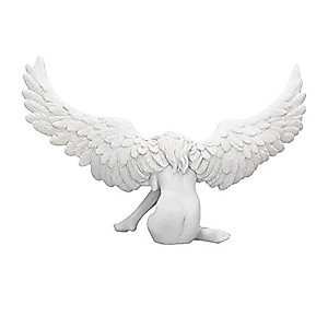 WYBF Angel Fairies Sympathy Figurine Resin Ornament for Garden Home Art Decoration Accessories