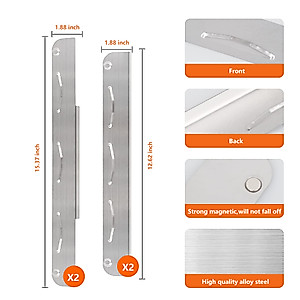 Wind Guards for Blackstone 28 Inch Griddle, Magnetic Blackstone Griddle Grill Accessories Fit with Side Shelf, Hood and Rear Grease Cup, Heat Shield for Side Table,Hold Heat, Save Gas and No Dropping