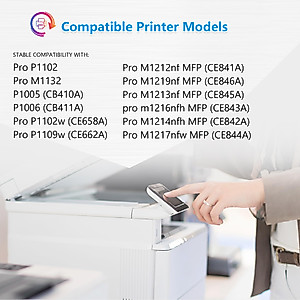 85A Black Toner Cartridge with Chip (2-Pack) | Replacement for HP85A Works with Pro M1212nf M1217nfw M1214nfh M1216nfh M1219nf MFP; Pro P1102w P1109w P1005 P1006 M1132 Printer | CE285D, 85A Toner 2PK