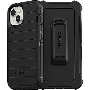 OtterBox Defender Pro Series Case & Holster for Apple iPhone 13 - Black
