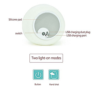 MOEBULB Children Night Light 7 Colorful Silicon Cute Cat LED Night Light Lamp USB Rechargeable Desk Light for Baby Kids Bedside Bedroom Children Study lamp