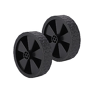 2 Pieces Cart Wheel Luggage Wheel Easy to Use for Utility Folding Wagon Cart Spare Parts Moving Trolley Caster Wheels, 5inch 151g