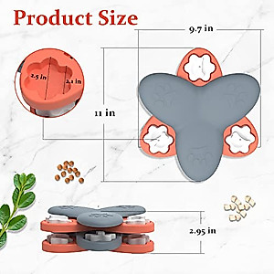 Onfsevy Dog Enrichment Toys With Bone Shape Covers, 9 Durable Dog Treat Puzzle Toys for IQ Training & Brain stimulatinh