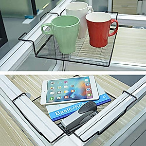 Gaweb Corner Plastic/Metal Freestanding Stackable Organizer Shelf for Bathroom,Iron Square Triangle Office Cubicle Corner Shelf Storage Rack Sundries Organizer - Triangle*