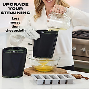 Decarboxylator and Infuser Machine, 2 in 1, Magic Butter Maker, Herb Machine, Magical Herb Oil Infuser, Herb Extractor, Butter Churner Electric, Tincture Machine - EdiWhip Butter Mold & Filters