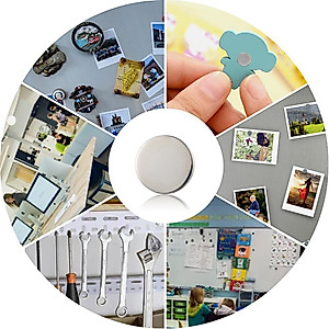 150 Pieces 5x1mm DIY Personalized Multi-Use for Fridge Door Whiteboard Map Bulletin Boards Refrigerators Magnets