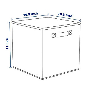 ShellKingdom Storage Bins, Foldable Fabric Storage Cubes and Cloth Storage Organizer Drawer for Closet and Toys Storage,2 Pack（Purple）