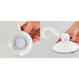 HOME-X Bathtub Toy and Bathroom Mesh Bag with Suction Cup Hooks Organizer, Bathtub Storage, Baby Bath Toy Organization, White-18" L x 12 1/2" W