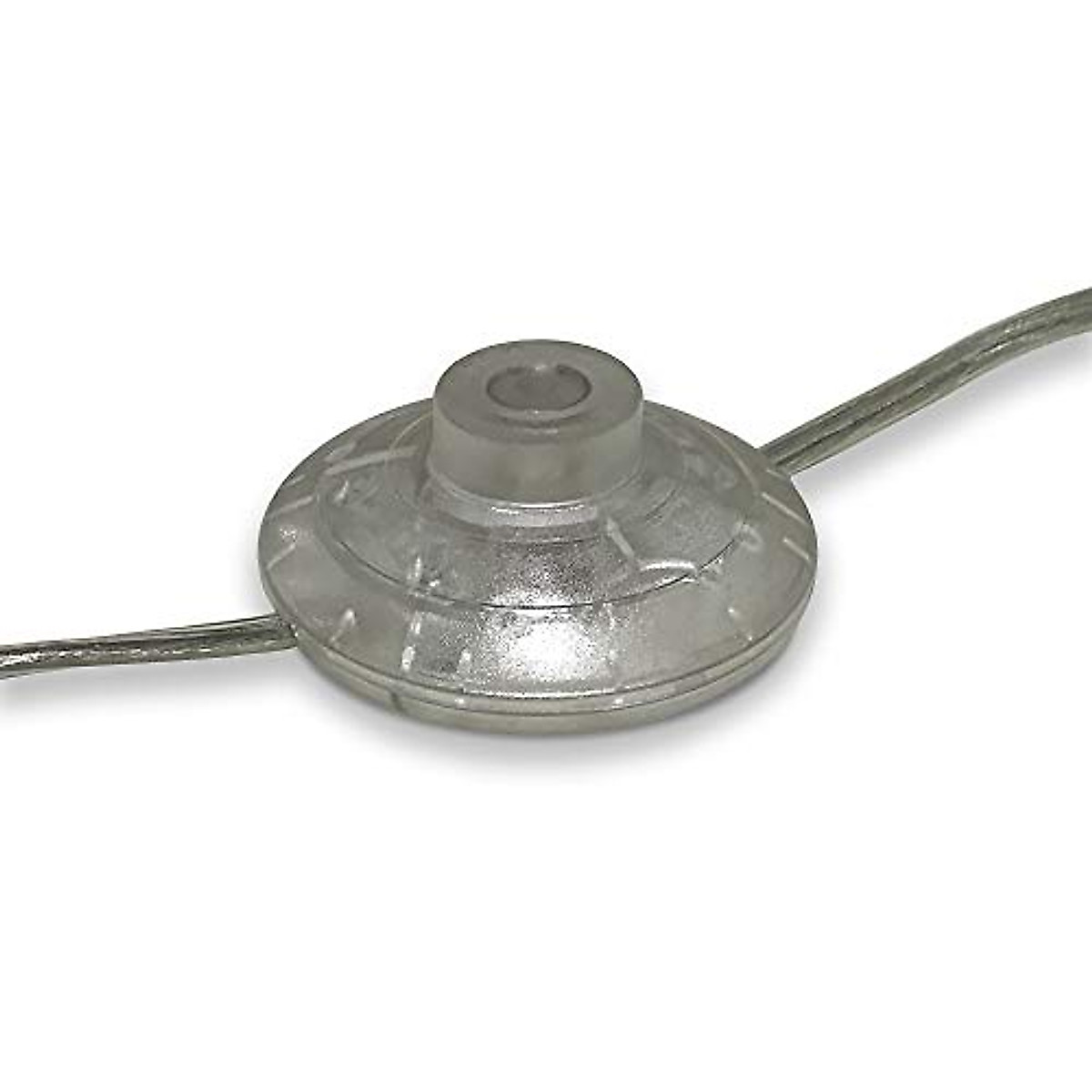 Henn&Hart Harrison Arc Floor Lamp with Glass Shade in Brass/Clear, 62" Tall