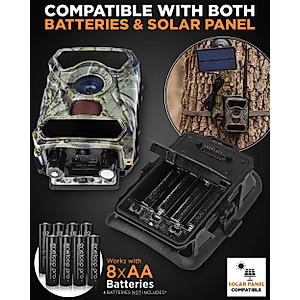 CREATIVE XP Cellular Trail Camera WiFi 16MP 1080P Outdoor Game Camera with No-Glow Night Vision Motion Activated IP54 Waterproof for Hunting or Property Security, 4G Plus