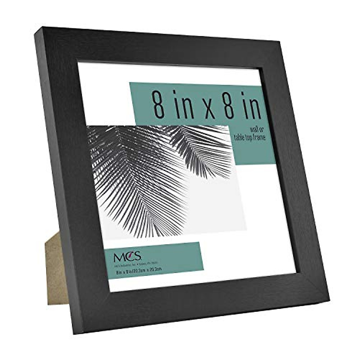 MCS Studio Gallery Frame, Black Woodgrain, 8 x 8 in , Single