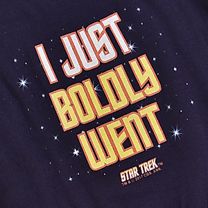 Popfunk Star Trek I just Boldly Went Baby Onesie Bodysuit (6 mos) Navy