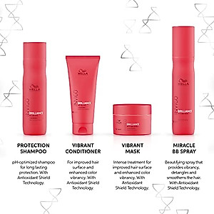 Wella Professionals Invigo Brilliance Shampoo & Conditioner Set, Color Protection & Color Vibrancy for Fine/Normal Hair