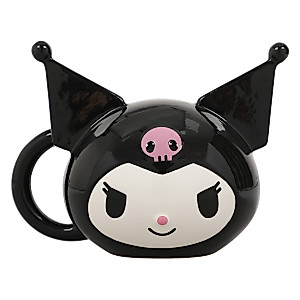 Bioworld Kuromi Sculpted Character 10 Oz Ceramic Mug