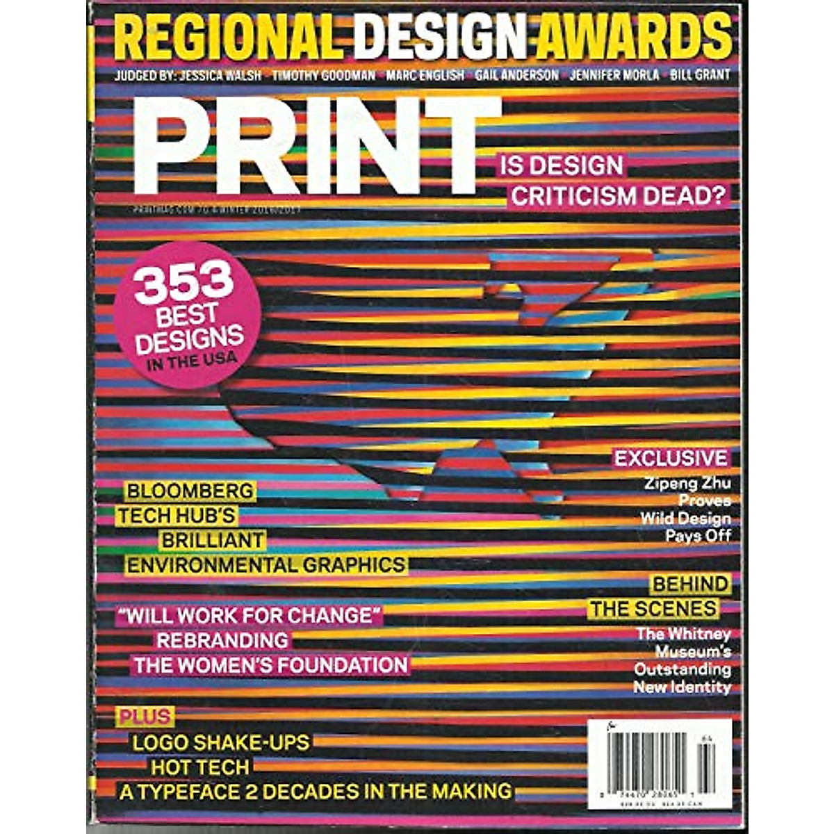 PRINT, 353 BEST DESIGNS IN THE USA REGIONAL DESIGN AWARDS WINTER 2016/2017