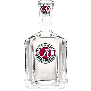 Heritage Pewter Alabama Capitol Container | 24 OZ Glass Container | Expertly Crafted Pewter Glass