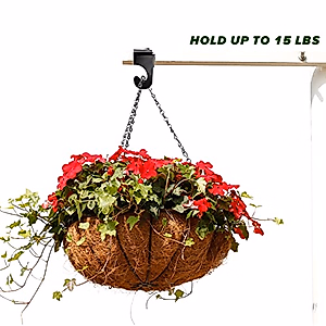 WXJ13 15 Pair Ceiling Hooks, Drop Ceiling Hooks for Hanging, Metal T-Bar Hooks, Heavy Duty Ceiling Hooks, Suspended T-Bar Clips for Office Home Stores and Wedding Decorations