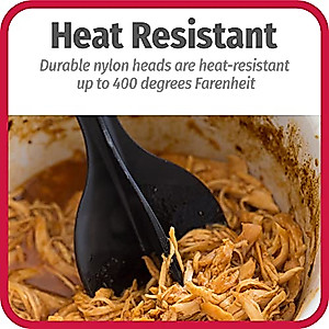 Good Cook Touch High-Temp Hamburger Meat Chopper, Black