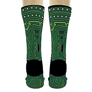 Computer Geek Gifts Computer Socks Computer Christmas Gifts Coding Socks 1-Pair Novelty Crew Socks