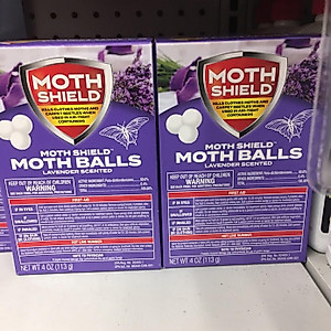Moth Balls for Rodents Carpet Beetles - Pantry Moth Traps - Kills Clothes Moth Repellent Closet Clothes Protector Indoor - Lavender 2pack
