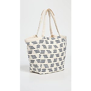 Mercado Global Women's Rosa Tote, Sea Breeze, Off White, Print, One Size