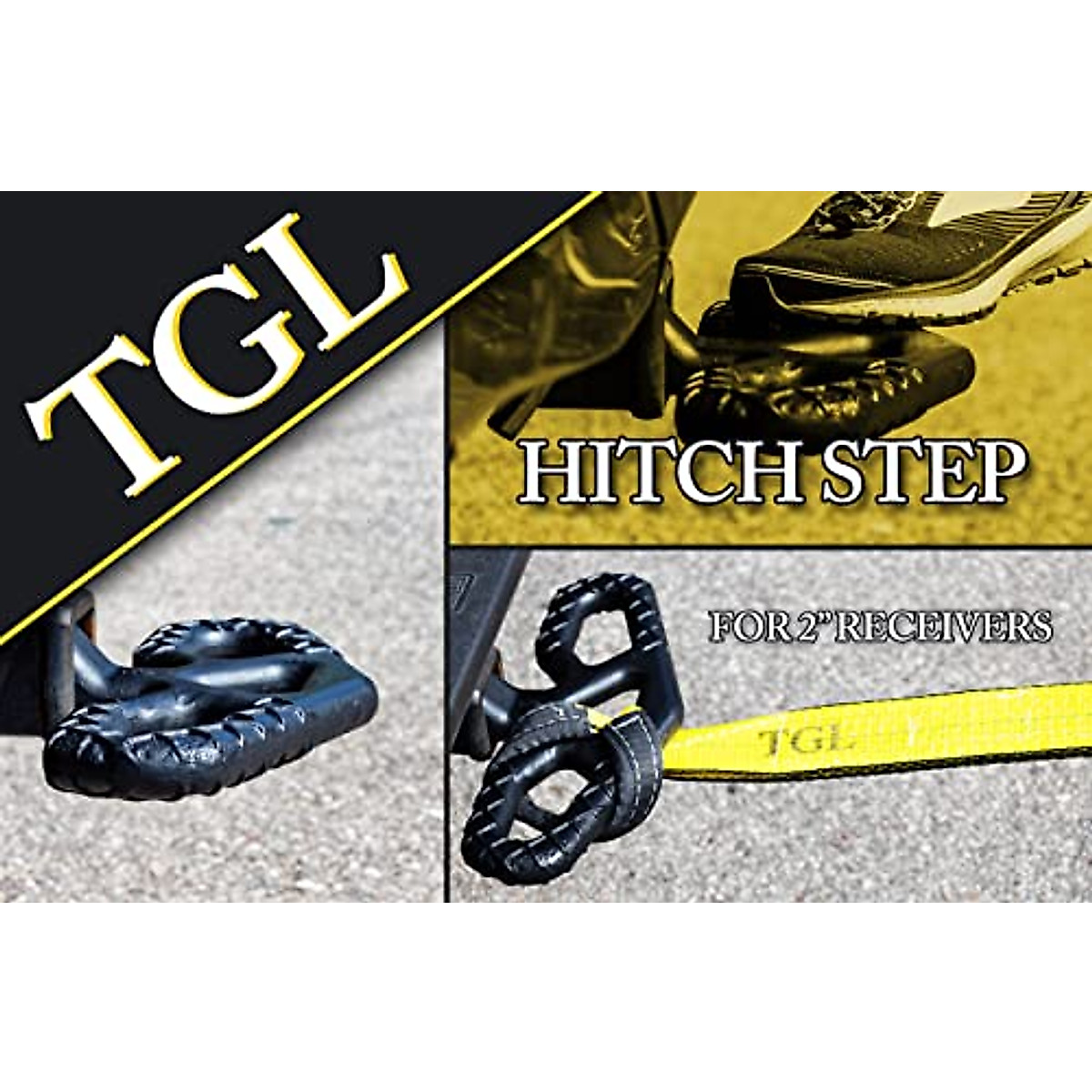 TGL Hitch Step, Tow Hitch for 2 inch Receivers
