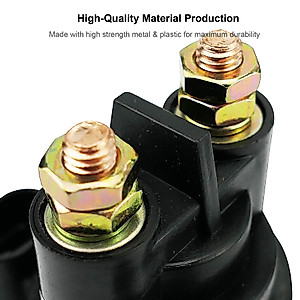 Starter Solenoid Relay Switch Fit for Arctic Cat 1000 400 450 500 550 650 700 ATV Solenoid Part Replace for 0445-058 0445-036 12 Volt 2-Terminal