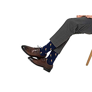 Parrot Bird Socks Mens Sock Animal | Parrot Socks for Him | Stocking Stuffer Birthday Gift for Guys (Red Parrot)