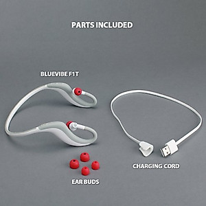 GOgroove Bluetooth IPX6 Water-Resistant Fitness Headphones with Handsfree Microphone & Playback Controls - Works with Apple iPhone, Samsung Galaxy, and Many Other Smartphones