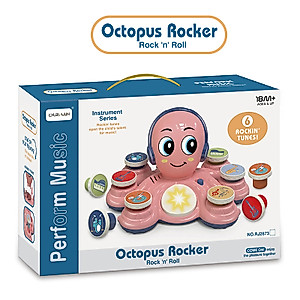 Baby Musical Toys Learning Toys for Toddlers, Octopus Music Toys, Preschooler Musical Educational Instruments Toy for Baby, Birthday Toys for Girls Boys