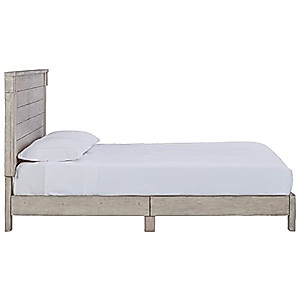 Signature Design by Ashley Hollentown Platform, King, Whitewash