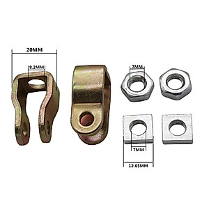 CNCMOTOK New Hydraulic Brake Master Cylinder for 90cc 110cc 125cc 150cc 200cc 250cc Go Kart Buggy Sunl BMS Kandi Roketa Kazuma Kinroad ATV