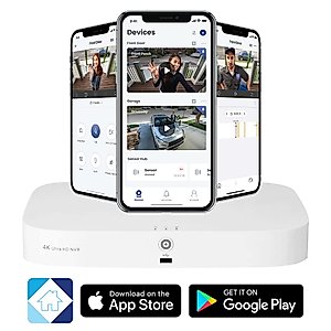 Lorex Fusion 4K Security Camera System with 2TB NVR - 8 Channel PoE Wired Home Security System with 6 IP Metal Cameras - Motion Detection, 2-Way Audio, Color Night Vision, Weatherproof Surveillance