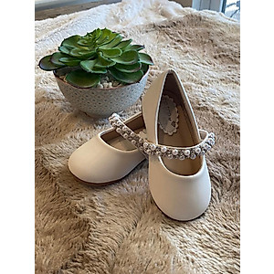 iGirlDress Infant Toddler Girls Straps Flower Girls Shoes S116 White Size 4