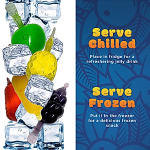 Funtasty Squeezable Fruit Jellies Candy - 25 Count Bag - Assorted Flavors