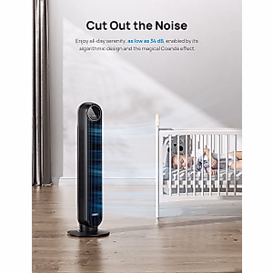 Dreo Tower Fans for Bedroom with Remote Control and Voice Assistant (DR-HTF007)