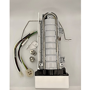 Edgewater Parts W10190966, AP6016628, PS11749920 Ice Maker Compatible with Whirlpool Refrigerator Fits Model# (ASD, BRS, CS2, ED2, ED5, IS2, ID5, MSD, TS2, WSR)