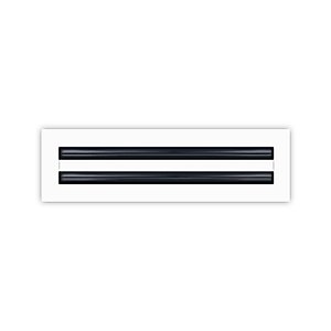 BUILDMART - 14x4 Modern AC Vent Cover - Decorative White Air Vent - Standard Linear Slot Diffuser - Register Grille for Ceiling, Walls & Floors - Texas Buildmart