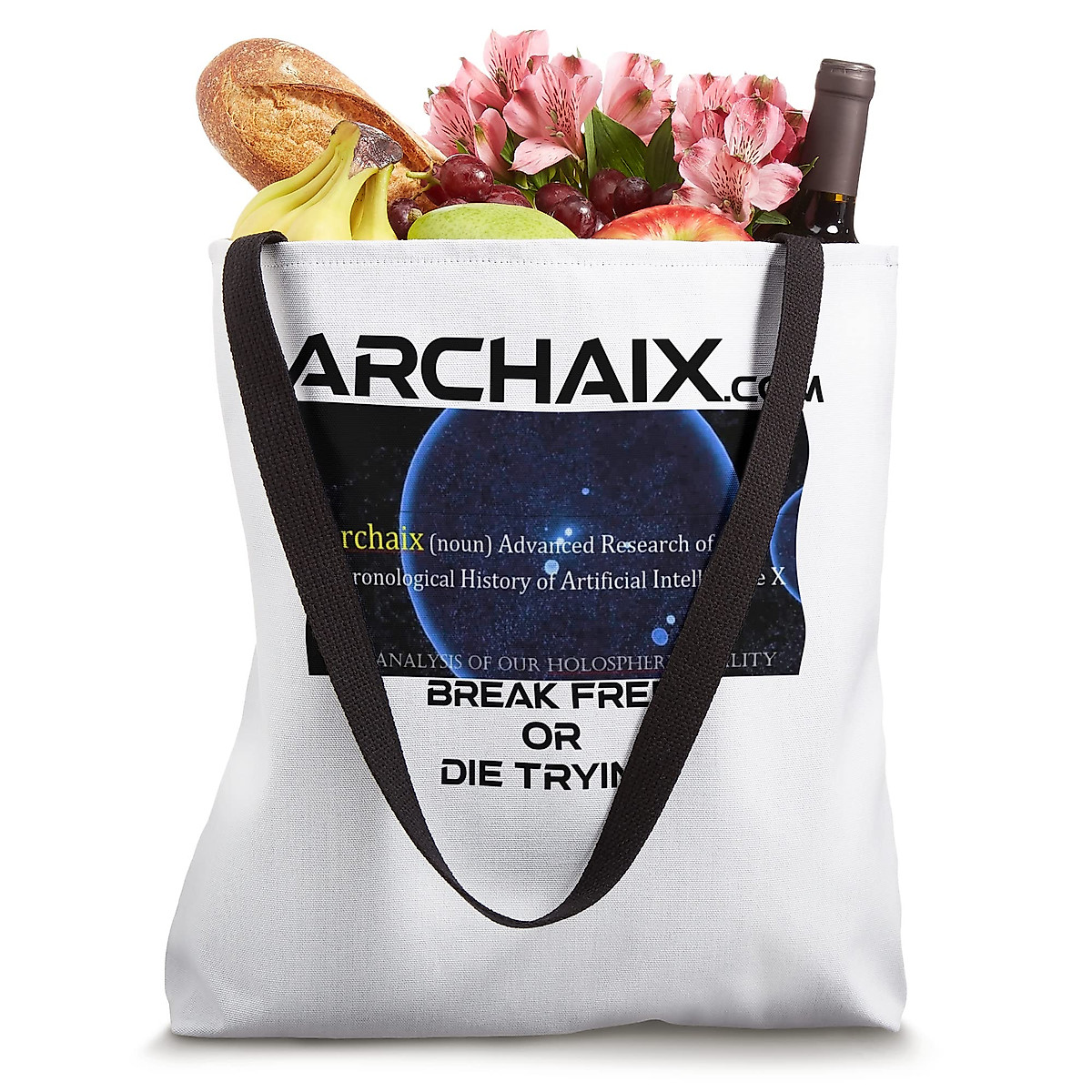 Archaix - Break Free Or Die Trying Tote Bag