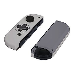 eXtremeRate JZT106 Nintendo Switch Joycon Housing (Classic EU SFC SNES, D-Pad Version), Glossy Shell, Replacement for Switch Oled Joy-Con – Console Shell NOT Included