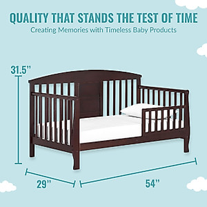 Dream On Me Dallas Toddler Day Bed, Espresso (651-ESP)