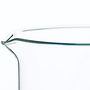 Large Capacity Glass Beaker, Borosilicate High Temperature Resistance Graduated Cup,lab School Chemistry Experiments Measure Mix Beaker with Pour Spout,10000ml,2pcs