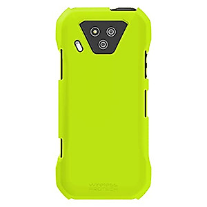 Wireless ProTech Case Compatible with Kyocera DuraForce Ultra 5G Phone Model E7110 (Verizon), Durable Slim Soft Touch Smooth Hard Cover Case (Lime Green)