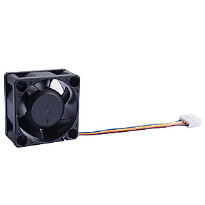 GeeekPi 2-Pack Fan for NVIDIA Jetson Nano, DC 5V 4020 Cooling Fan 40mm×40mm×20mm with Dual Ball Bearing PWM Speed Adjustment Strong Cooling Air Fan with 4PIN Reverse-Proof Connector