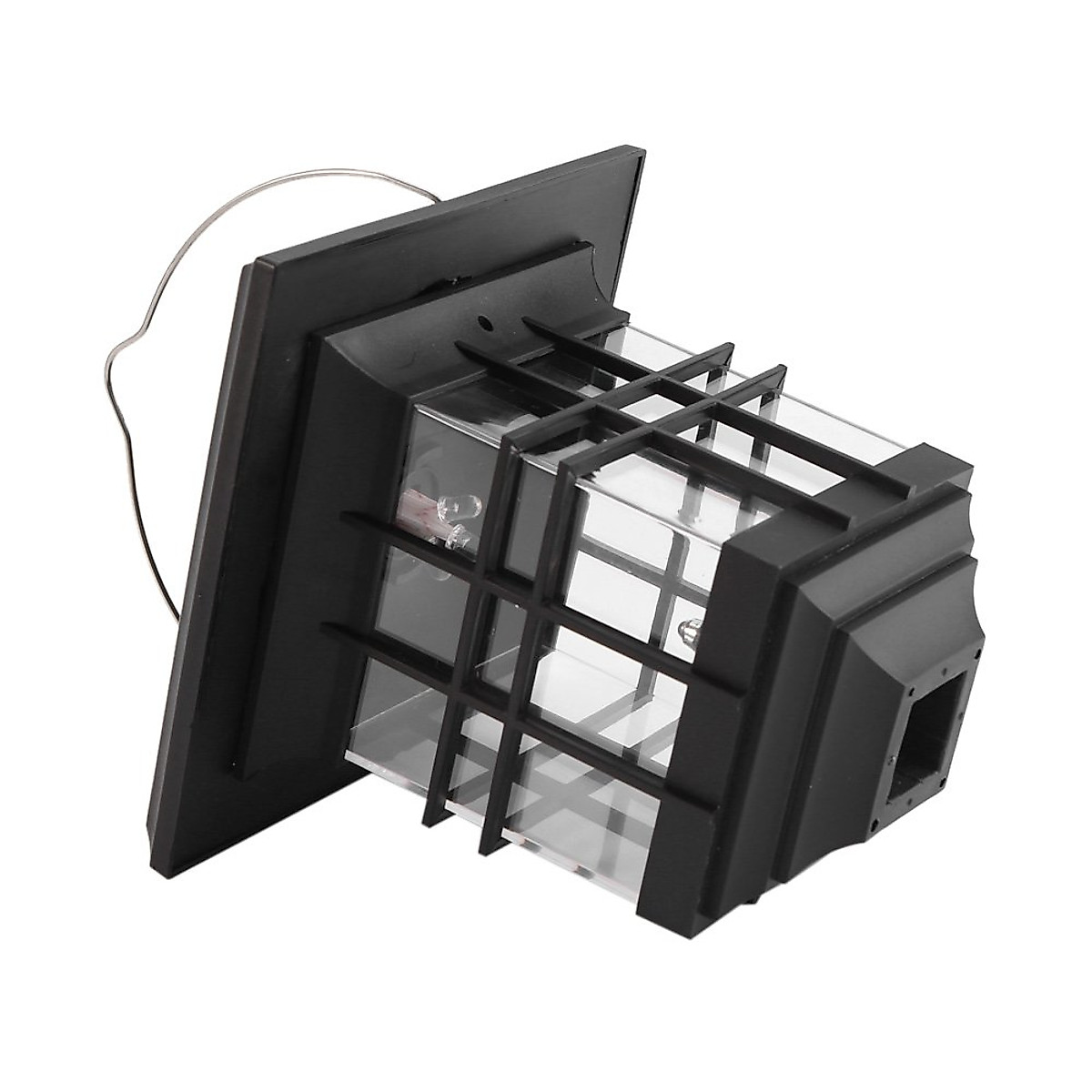 Landscape LED Light, Solar Power Hanging Cylinder Lanterns LED Landscape Path Outdoor Decorative Chandelier Light Waterproof Warm White LED Light for Home Garden Path Courtyard