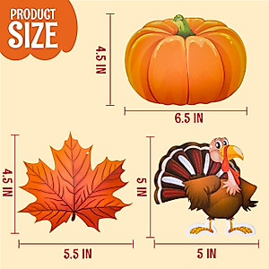 JOYIN Thanksgiving Banner Friendsgiving Garland Party Decoration Set Including 2 Banner Hanging Garland, 6 Foil Swirls with Decorative Hanging Cutouts for Thanksgiving Holiday Decor